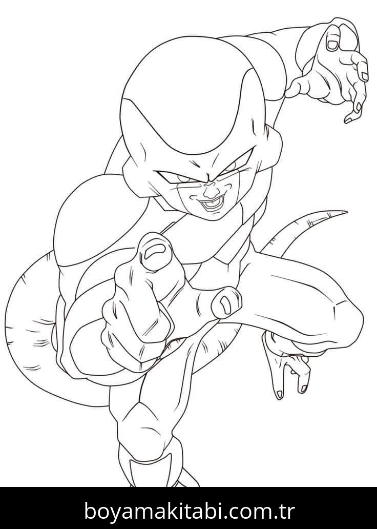 Dragon Ball Z Boyama Sayfası – çocuklar için | Ücretsiz Yazdır | Boyama ...