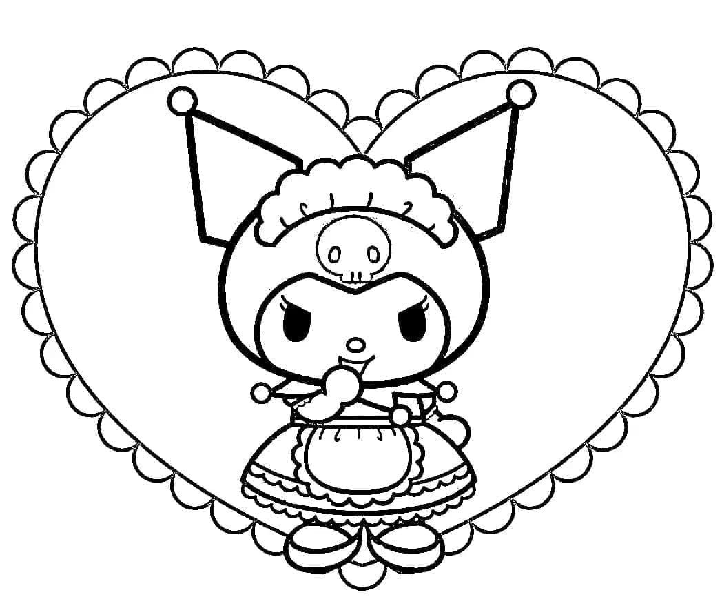 Kuromi Boyama Sayfası » 35013 Kuromi Boyama Sayfası » 35013
